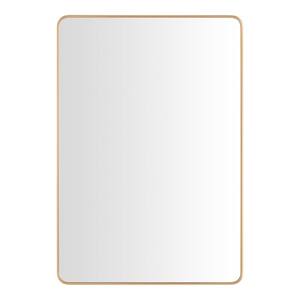 XRAMFY 24 in. W x 36 in. H Rectangular Aluminum Alloy Framed Rounded ...
