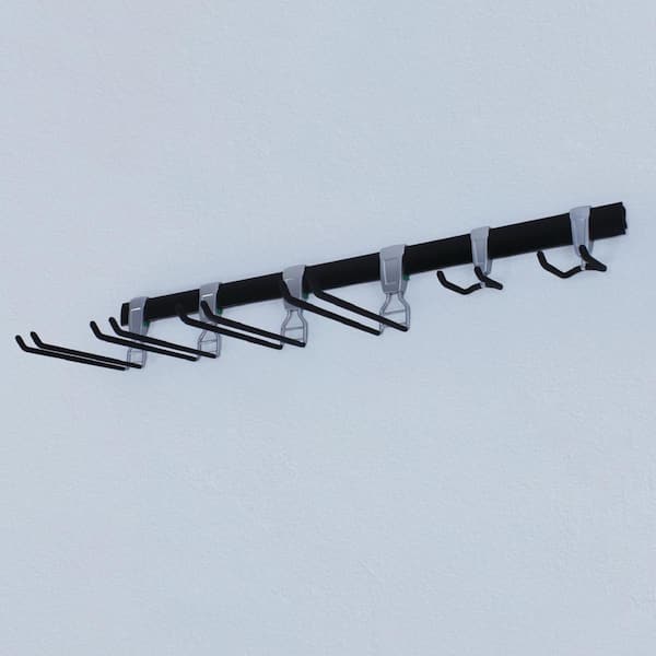 SafeRacks Wall Mounted Tool Storage Rail 2.5 in. H x 48 in. W x 12.5 in ...
