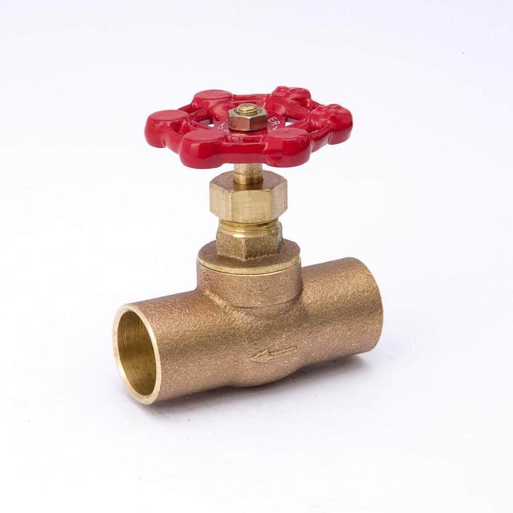 ProLine Series 1/2 in. Brass Slip Stop Valve 105-503NL - The Home Depot