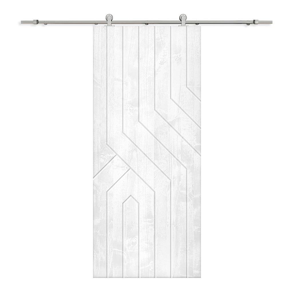 Reviews for CALHOME 24 in. x 80 in. White Stained Pine Wood Modern ...