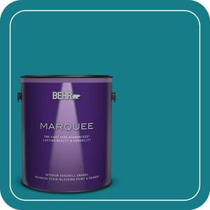 BEHR PREMIUM PLUS 1 gal. #PPU13-01 Caribe Satin Enamel Low Odor ...