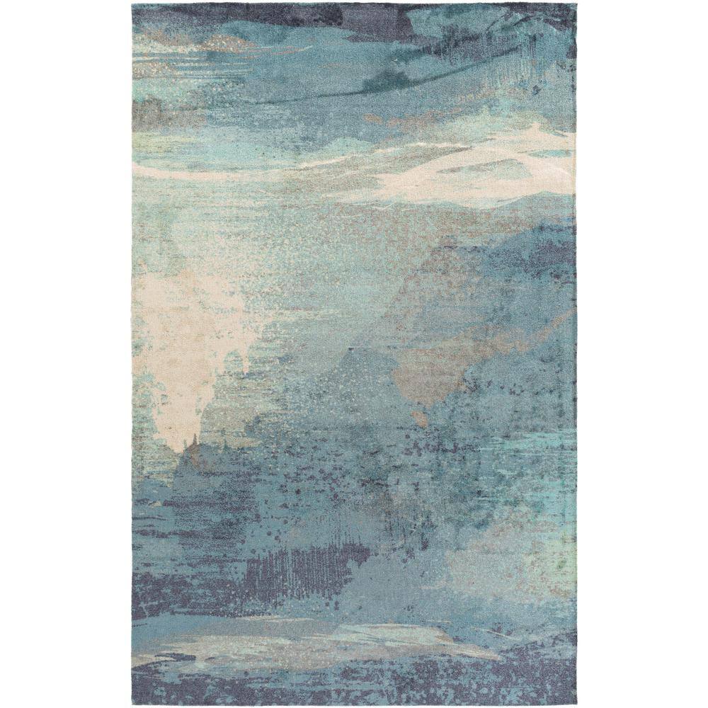 Livabliss Alikka Sky Blue 6 ft. 7 in. x 9 ft. Area Rug S00161016926 ...