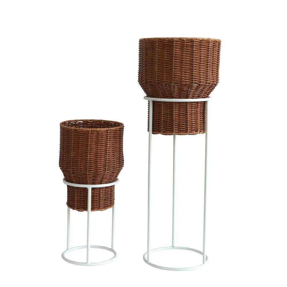 Eden Grace Multi-purpose Planters with Removable Stand, Set of 2 ...