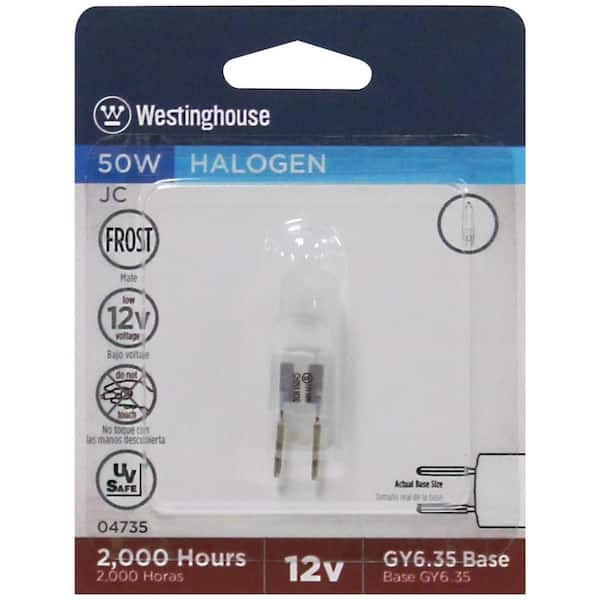 Westinghouse T4 50 Watt G8 Base Halogen Lamp Halogen : Light Bulbs