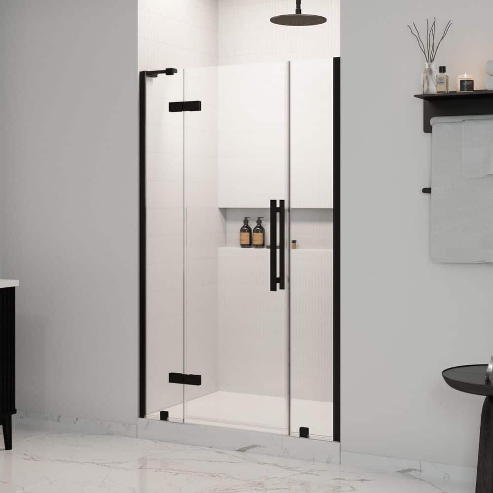 OVE Decors Tampa 45 11/16 in. to 48 1/16 in. W x 72 in. H Pivot Alcove ...