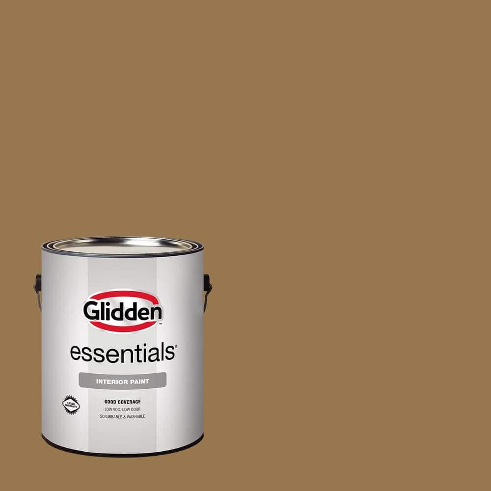 Glidden Essentials 1 gal. PPG1092-7 Weathered Wicker Semi-Gloss ...