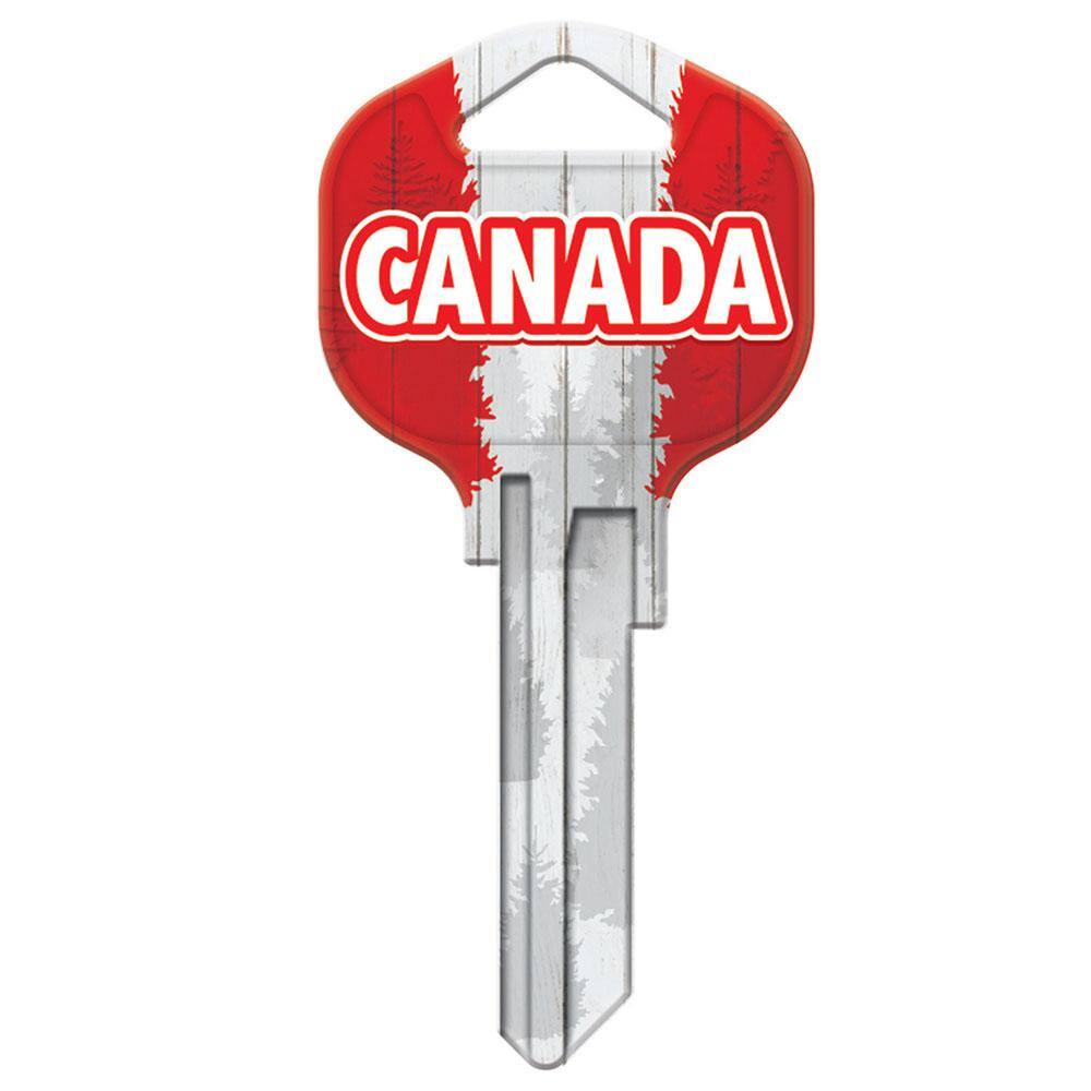 HY-KO KW1-KL046 Keyblank Flag Canada 15005KW1-KL046 - The Home Depot