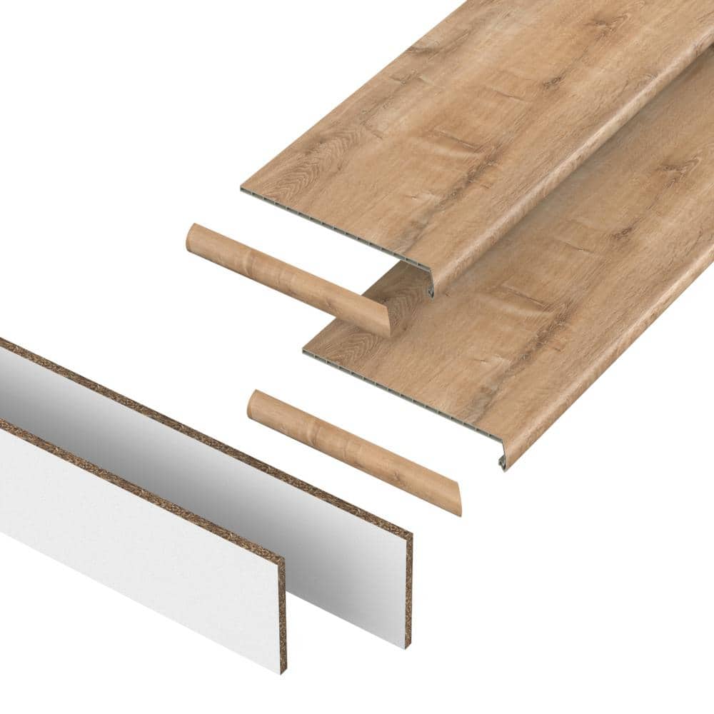 PERFORMANCE ACCESSORIES Fresh 43.18 mm. T x 48 in. L x 12.2 in. W Stair ...