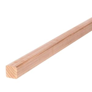 2 in. x 2 in. x 8 ft. Rough Redwood Lumber 840774 - The Home Depot