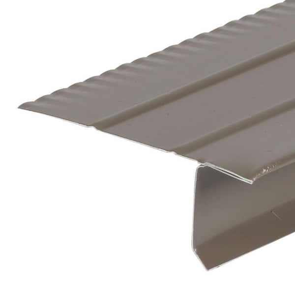 Amerimax Home Products F4.5 x 10 ft. Bronze Galvanized Steel Drip Edge ...