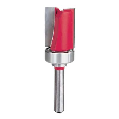 DIABLO 1/2 in. x 1 in. Carbide Flush Trimming Router Bit-DR42110 - The ...