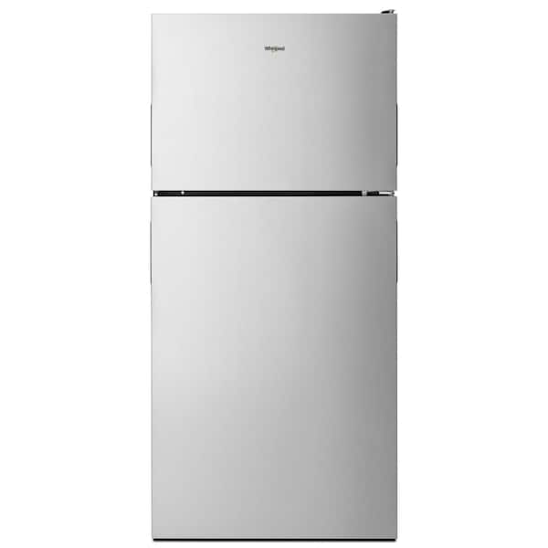 Whirlpool 18 cu. ft. Top Freezer Refrigerator in Fingerprint Resistant ...