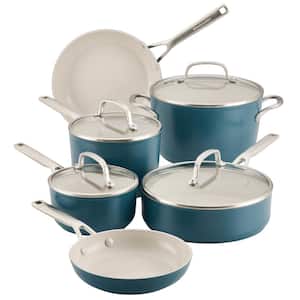 KitchenAid 10-Piece Hard-Anodized Aluminum Ceramic Nonstick Induction ...