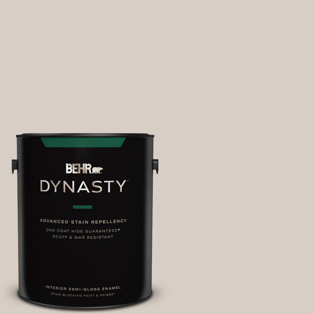 BEHR DYNASTY 1 gal. #MQ3-06 Granite Dust One-Coat Hide Semi-Gloss ...