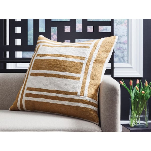 Signature DESIGN BY ASHLEY Darrman Dark Brown/Beige Striped Polyfiber ...
