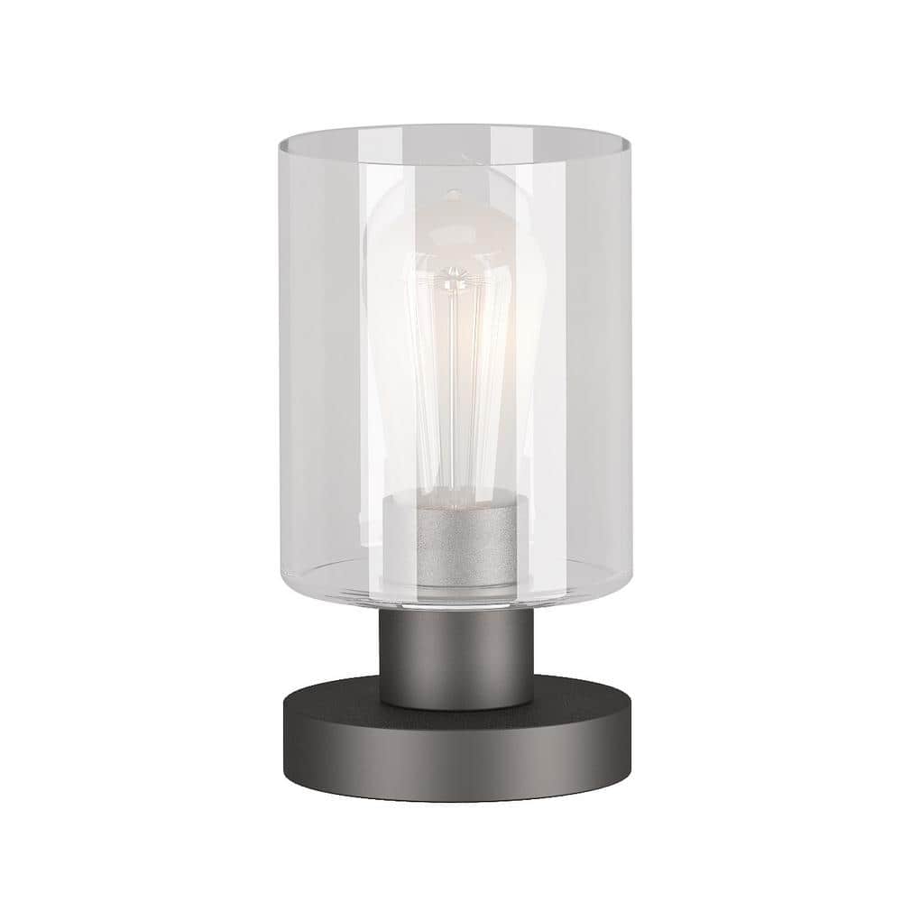 Hampton Bay 8.5 in. Matte Black Table Lamp Sutton Place 61000026 - The ...