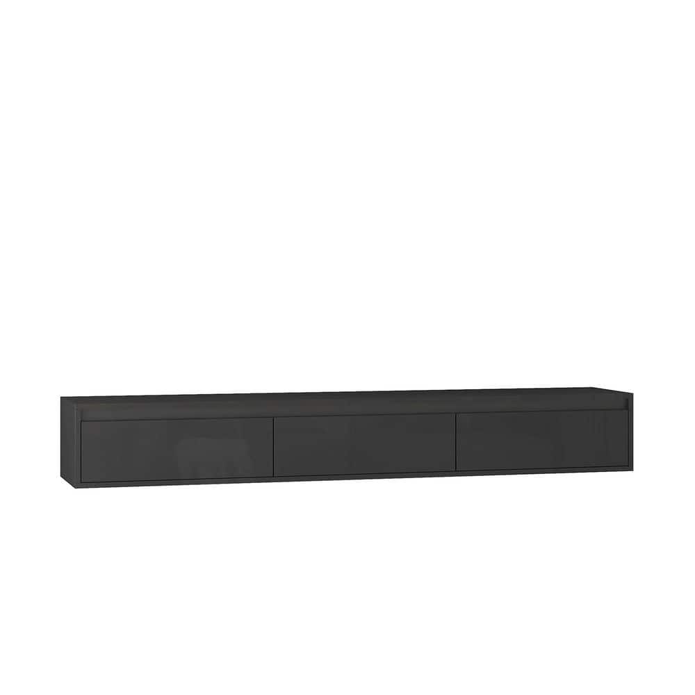 Hot Seller 64.96 in. W x 11.81 in. D Wall Mounted Floating Decorative ...