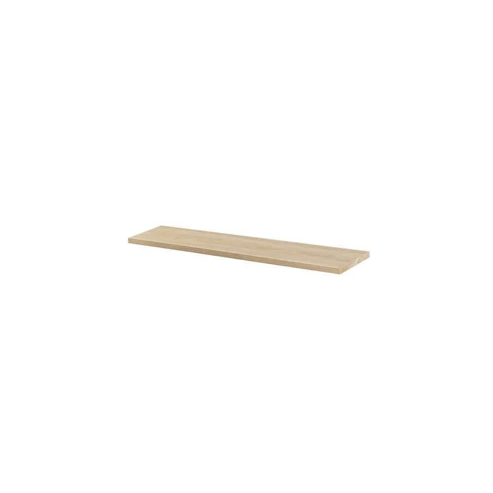 Dolle LITE FEELWOOD 31.5 in. x 7.9 in. x 0.75 in. Oak Sand Decorative ...