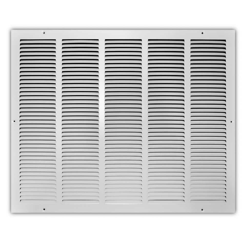 Everbilt 25 in. x 20 in. Steel Return Air Grille in White E17025X20 ...