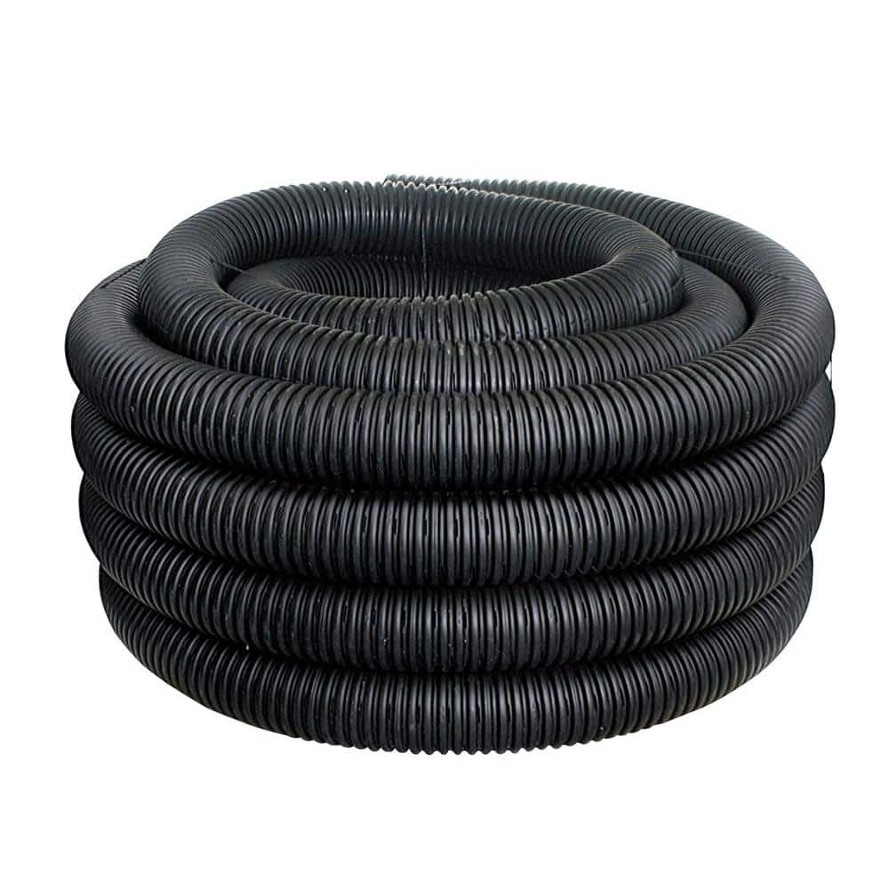 Advanced Drainage Systems 6 in. x 100 ft. Singlewall Perforated Drain ...