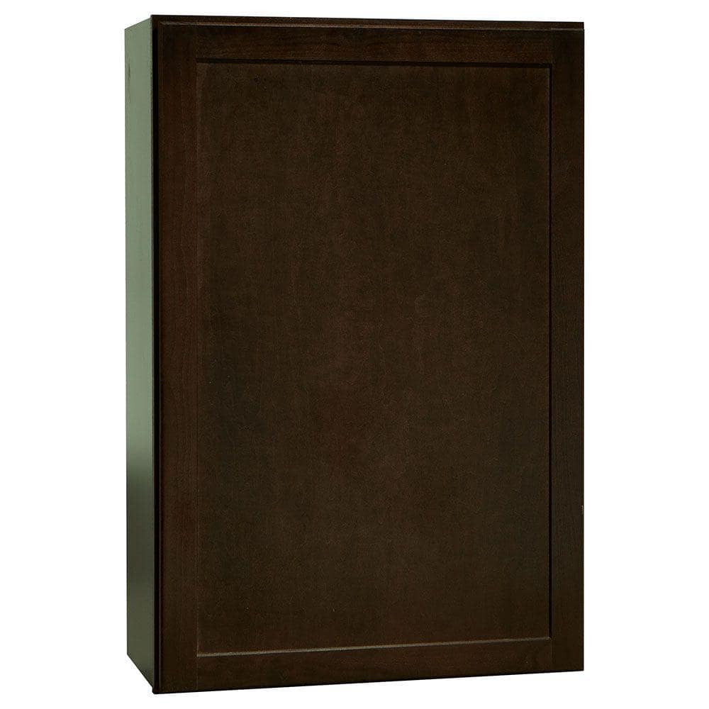 Hampton Bay Shaker 24 in. W x 12 in. D x 36 in. H Assembled Wall ...