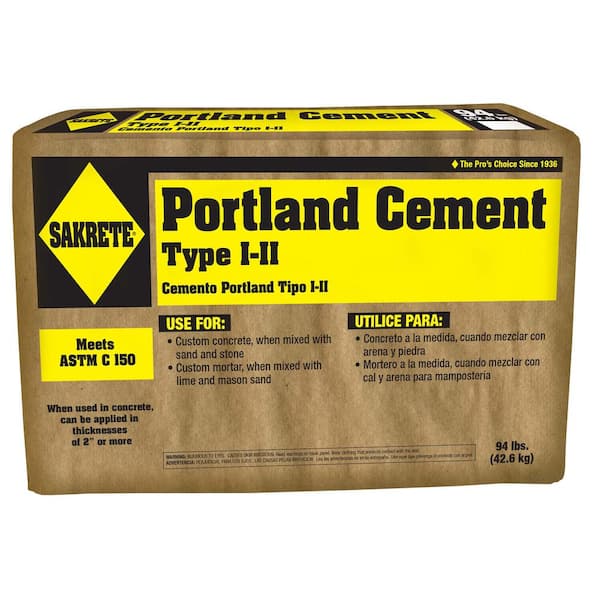 SAKRETE 94 lbs. Portland Cement Type 1L 65150366 SAKRETE 94 lbs. Portland Cement Type 1L 65150366