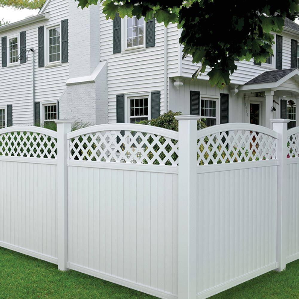 Buy 5 in. x 5 in. x 8 ft. White Vinyl Fence Post Online at Lowest Price ...