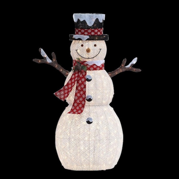 Reviews for Home Accents Holiday 6 ft. Pre-Lit Big Snowman | Pg 1 - The ...