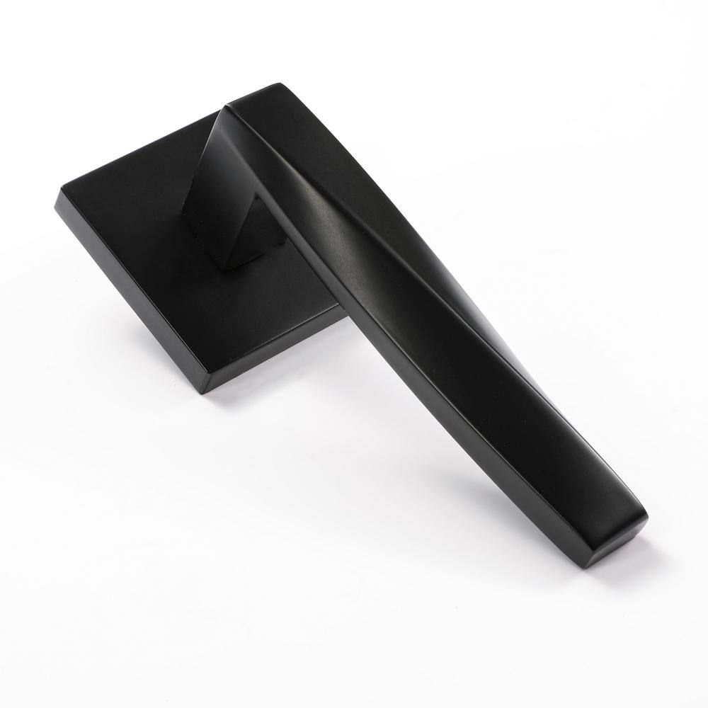 McBowery Convex Matte Black Double Dummy Modern Door Lever MB-1102DMMB ...