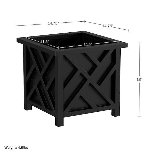 Square Plastic Planter Boxes Square Plastic Plant Pots – GroWorks