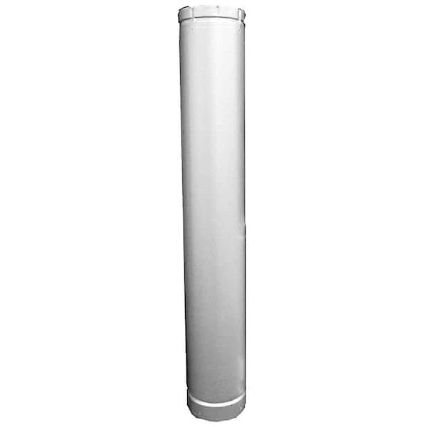 Speedi-Products 4 in. x 60 in. B-Vent Round Pipe-BV-RP 460 - The Home Depot