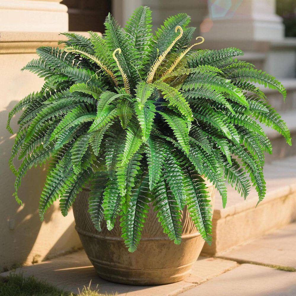 48 in. Green Indoor Artificial Ferns HDF9WTJWW4 - The Home Depot