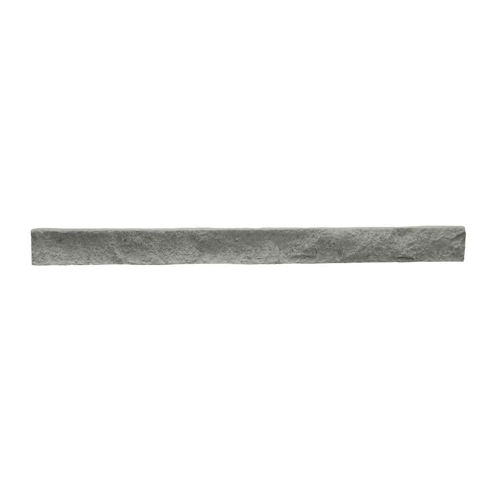 GenStone Stacked Stone 1.25 in. x 3.5 in. x 42 in. Northern Slate Faux ...