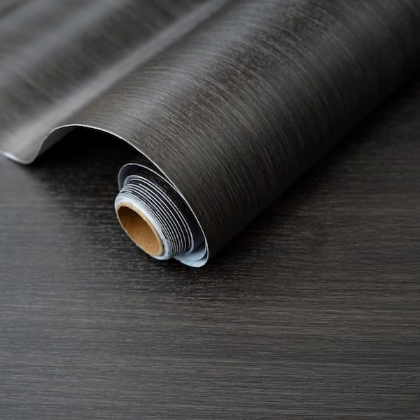 Reviews for TUKTUK Dark Brown Wood Grain Peel and Stick Wallpaper Rolls ...