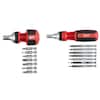 Milwaukee 8-in-1 Compact Ratcheting Multi-Bit Screwdriver with 9-in-1 ...