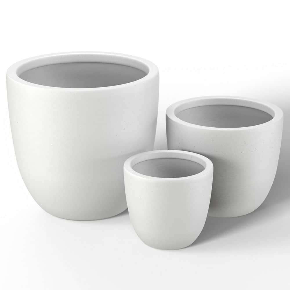 Sapcrete 10 in. 14 in. 18 in. Crisp White(Enhanced Interior) Concrete ...