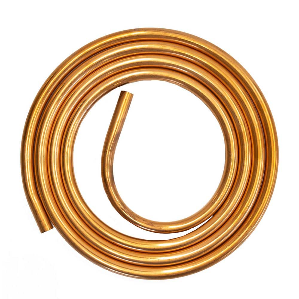 Everbilt 1/2 in. x 10 ft. Type L Soft Copper Pipe (5/8 in. OD ...