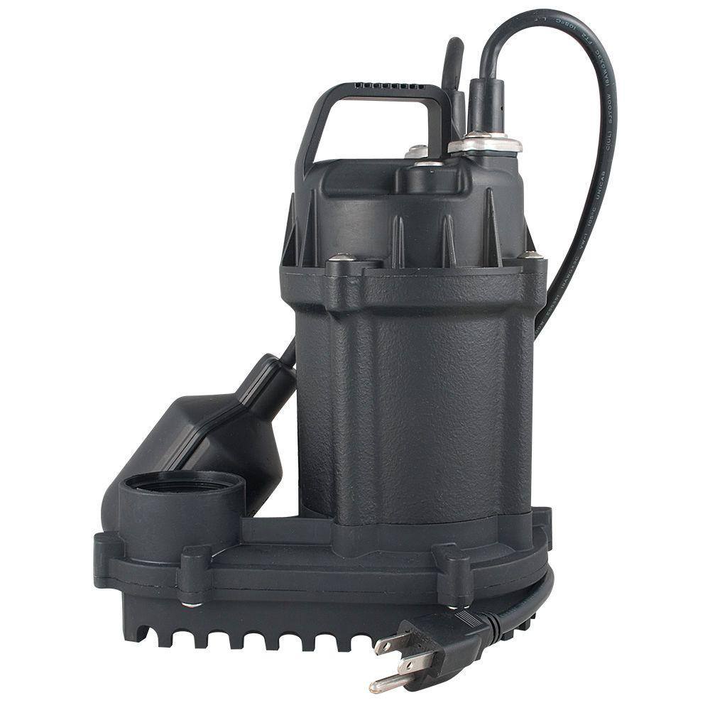 Star Water Systems 1/3 HP Cast Iron Sump Pump 3SDHL - The Home Depot