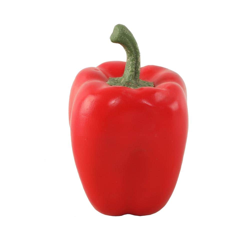 Flora Bunda Set of 6 Artificial Red Bell Pepper FT1441-RD-S6 - The Home ...