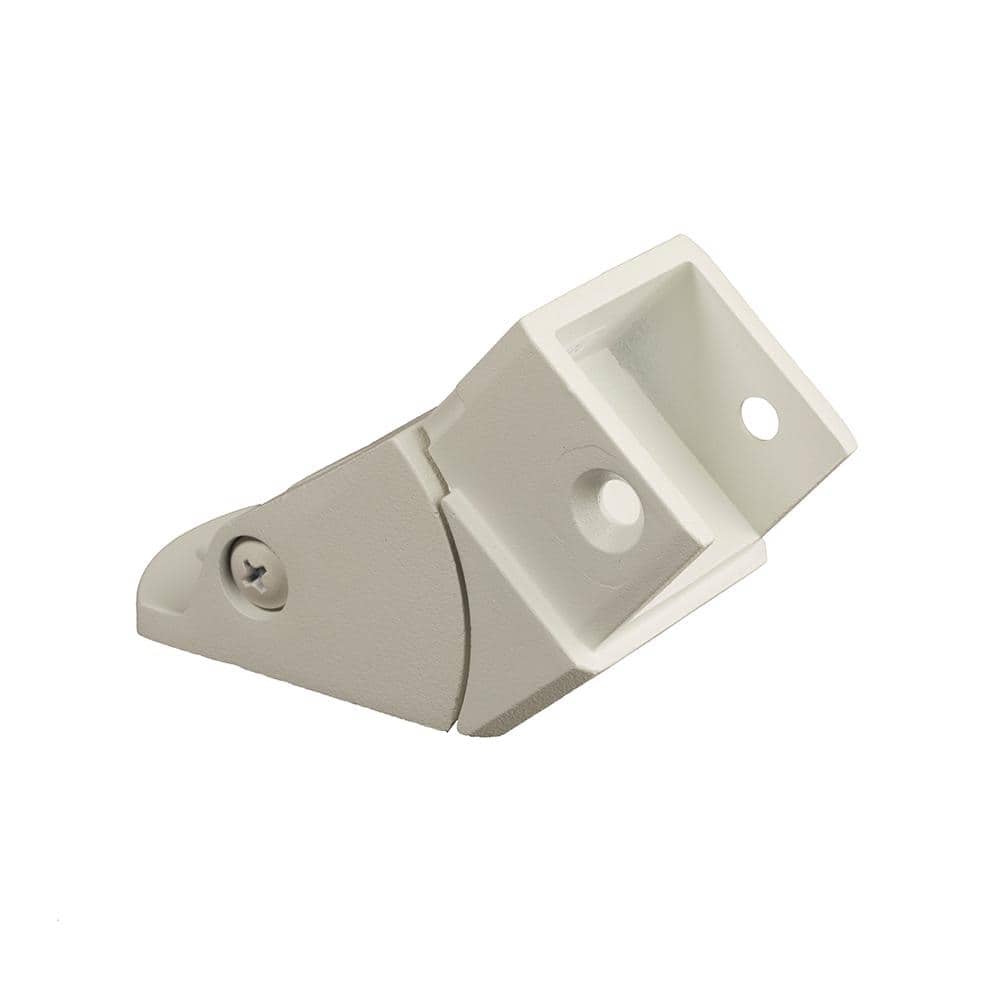 FORTRESS Al13 Home Rail 1.97 in. H x 5.31 in. W Matte White Aluminum ...