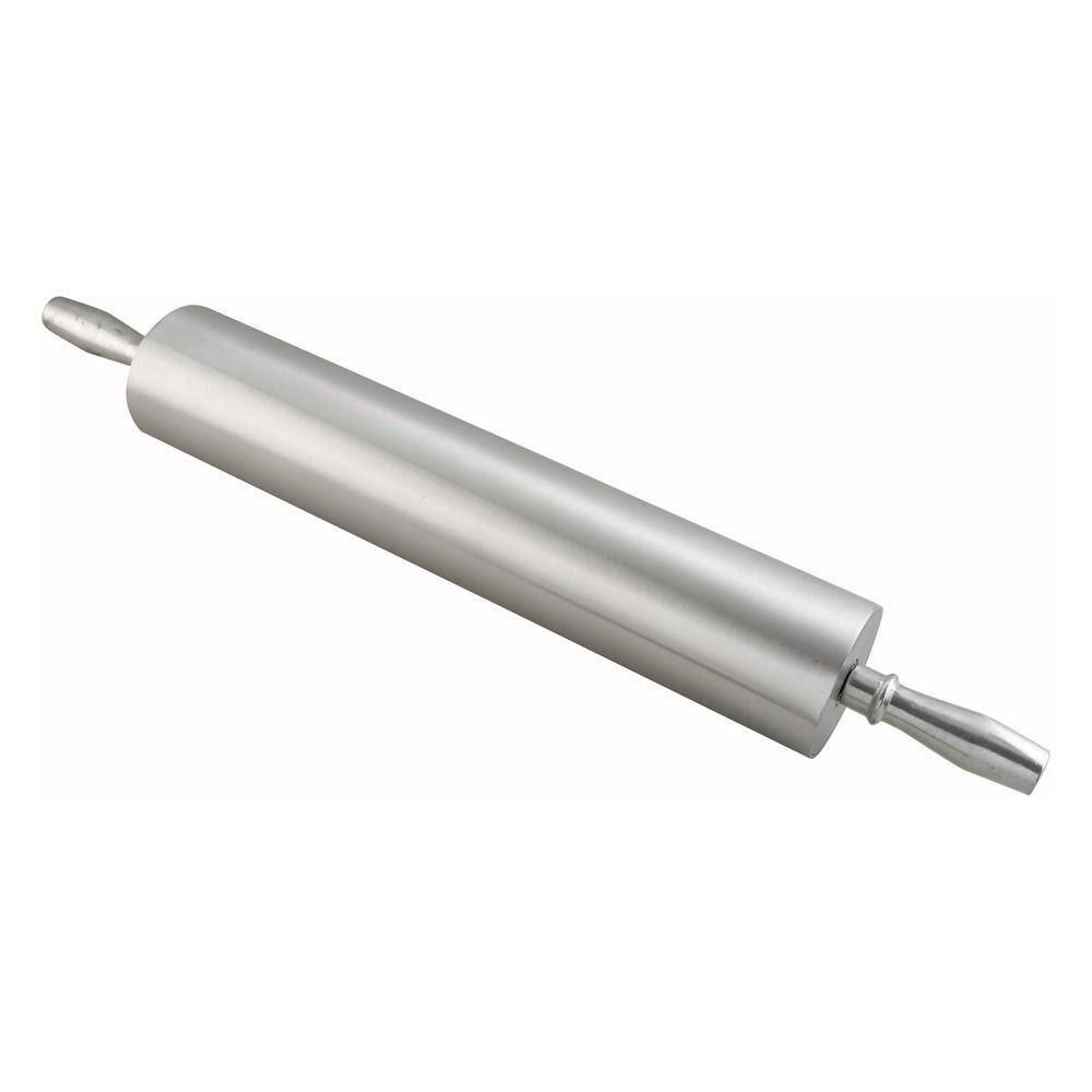 Winco 18 in. Aluminum Rolling Pin ARP-18 - The Home Depot