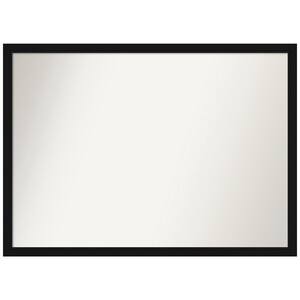 Amanti Art Avon Black Narrow 28 in. W x 28 in. H Square Non-Beveled ...