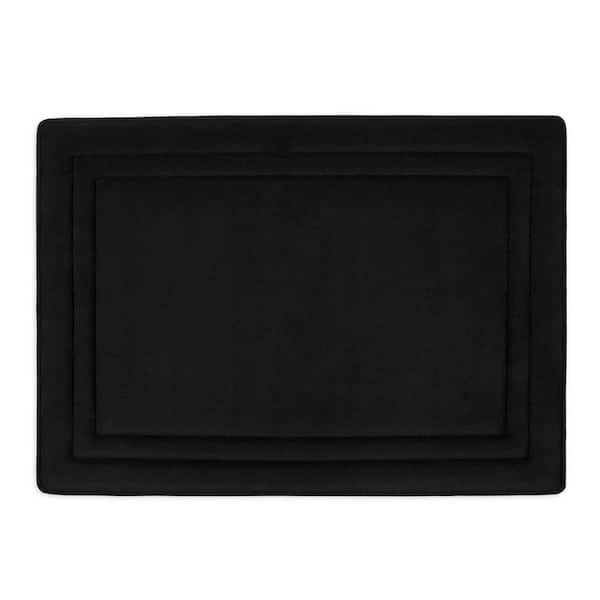 Home Dynamix Smart Dry 21 in. x 34 in. Black Bath Mat 2N-DRYRT-429 ...
