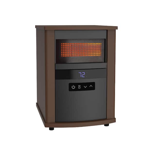 Amucolo 14.9 in. 1500W Portable Electric Infrared Heater Tower Space ...