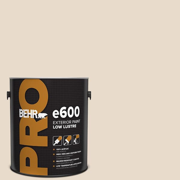 BEHR PRO 1 gal. #N240-1 Cascade Beige Low Luster Exterior Paint PR62001 ...