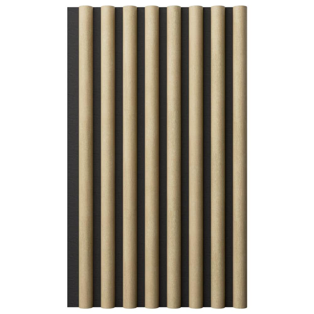 Ekena Millwork AcousticPro 1 in. x 1 ft. x 8 ft. Noise Cancelling Half ...