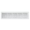 Hy-Lite 47.5 in. x 11.5 in. Acrylic Block Fixed Vinyl Window in White ...