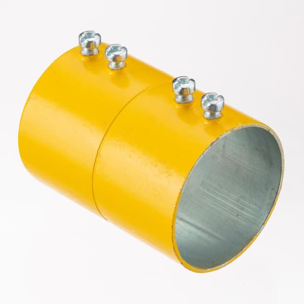 BRIDGEPORT 2 in. Color-Coded White EMT Couplings (5-Pack) 245-SW