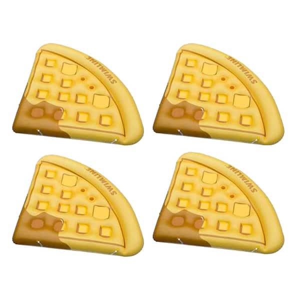 Swimline Inflatable Waffle Floating Lounger Raft for Swimming Pool (4 ...