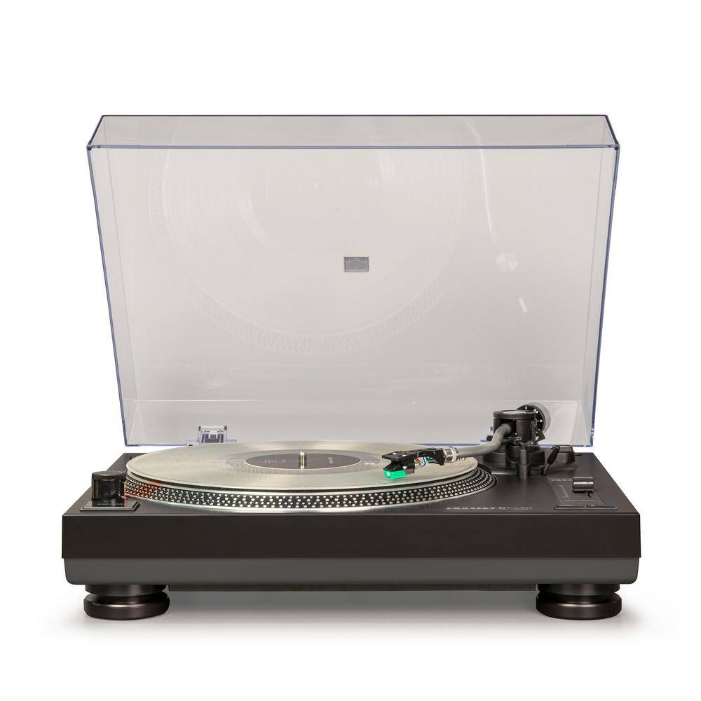 Turntable in Black C100BT-BK - The Home Depot